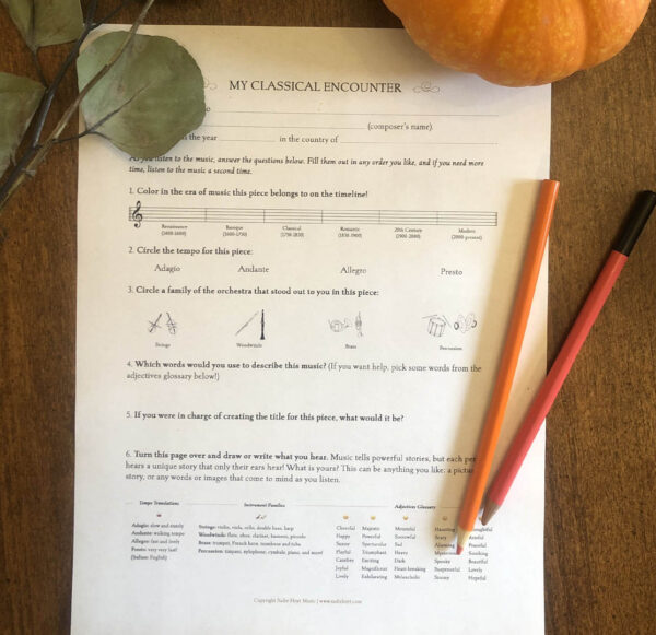 Resources – Classical Music Education for the Home and Classroom